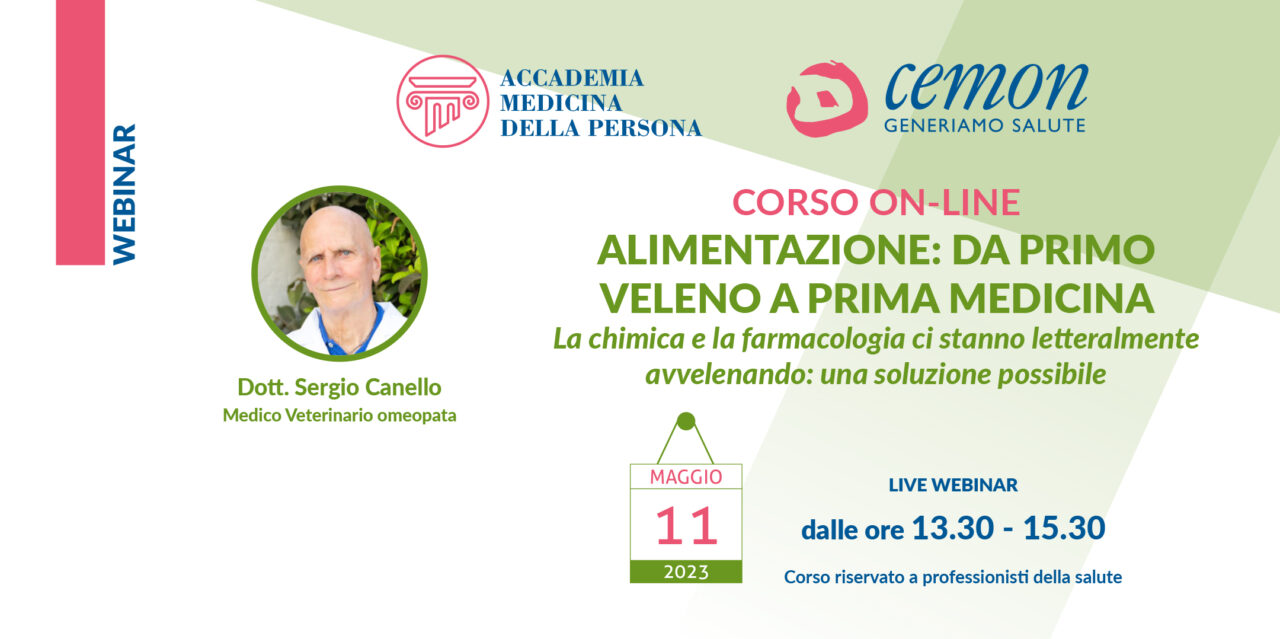 WEBINAR - ALIMENTAZIONE: DA PRIMO VELENO A PRIMA MEDICINA - Dott ...